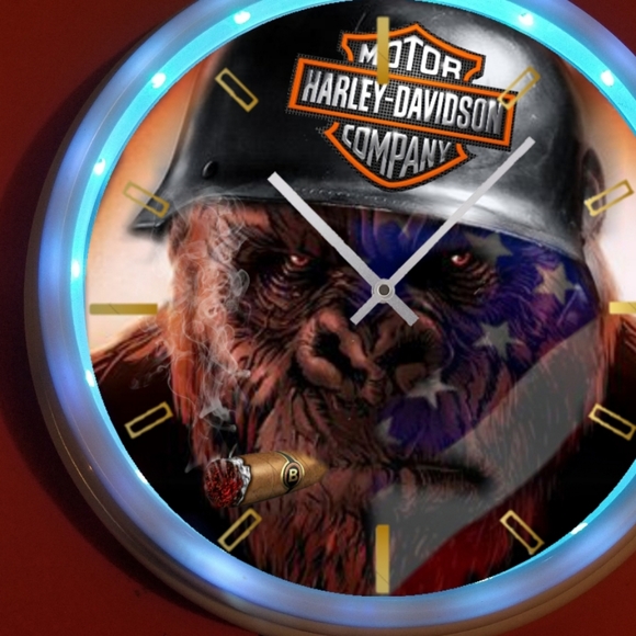 unknow | Wall Decor | Harley Grease Monkey Clock | Poshmark